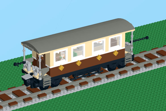 LEGO MOC Classic Steam Locomotive by Brick Forge | Rebrickable - Build ...