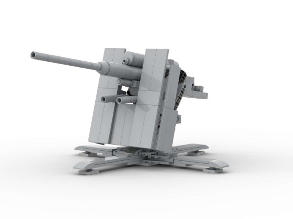 LEGO MOC WW2 German 8.8 cm Flak by Aliciayf1109 | Rebrickable - Build ...