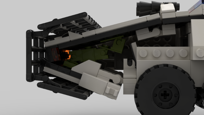 LEGO MOC Futuristic Police Riot Vehicle by Futurism_Lego | Rebrickable ...