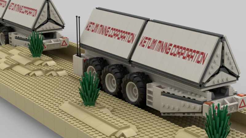 LEGO MOC Secure Mining Cargo Transport by Futurism_Lego | Rebrickable ...