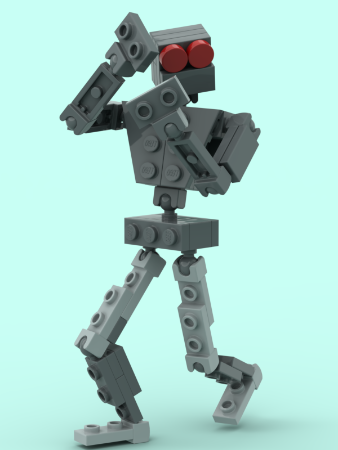LEGO MOC Poseable Figure 02 by AntOrman | Rebrickable - Build with LEGO