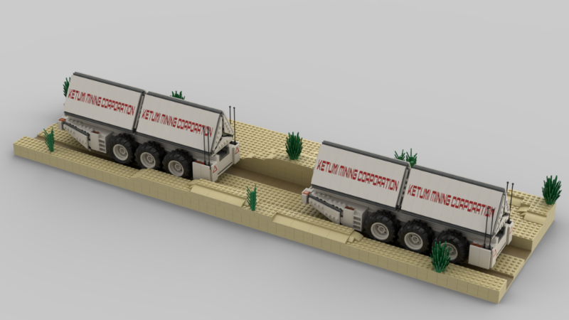 LEGO MOC Secure Mining Cargo Transport by Futurism_Lego | Rebrickable ...