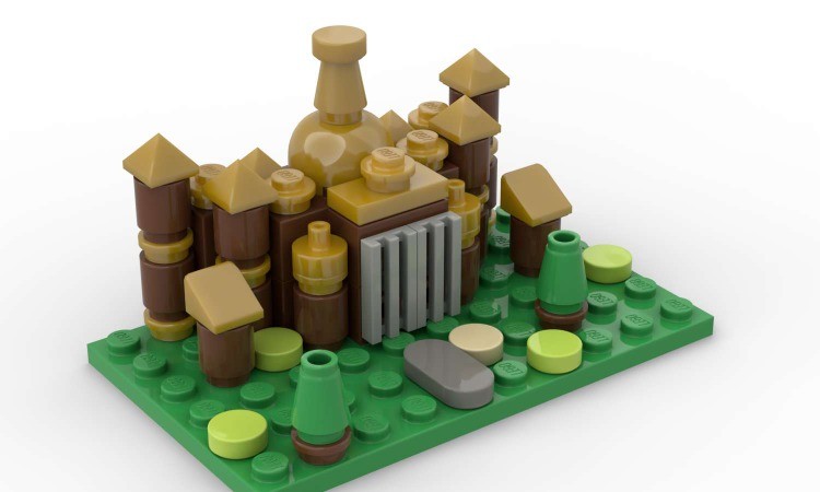 LEGO MOC mini palace by deer_from_north | Rebrickable - Build with LEGO