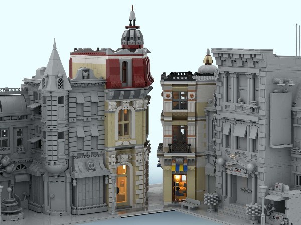 LEGO MOC Corner Alley by TanaseNicolae | Rebrickable - Build with LEGO
