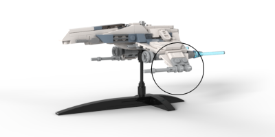 LEGO MOC-157318 Micro E wing escort starfighter by jellco | Rebrickable ...