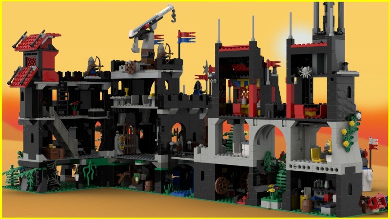 LEGO MOC Leo's Dragon Knights' Castle by FrankCoupal | Rebrickable ...