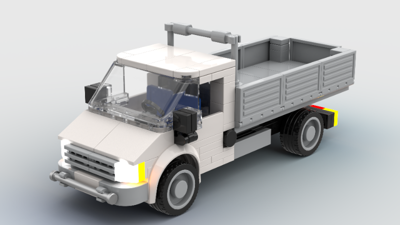 LEGO MOC Ford Transit Lorry by BalintKusztor | Rebrickable - Build with ...